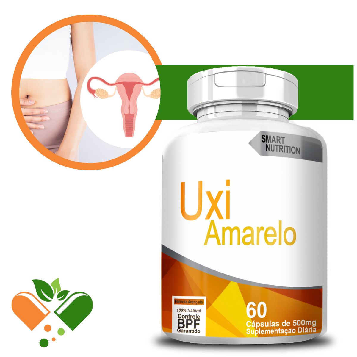 Uxi Amarelo 500mg 60 Cápsulas