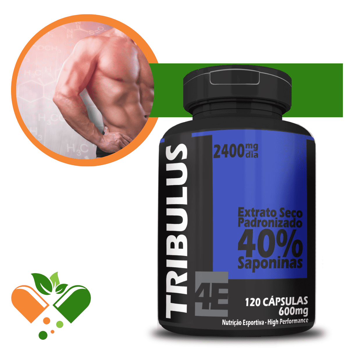 Tribulus Terrestris 600mg 120 Cápsulas